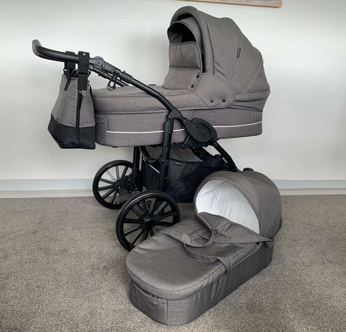 Basson Baby Nordic Lux Kinderwagen - Dusty Navy | Küstenkinderladen Rostock